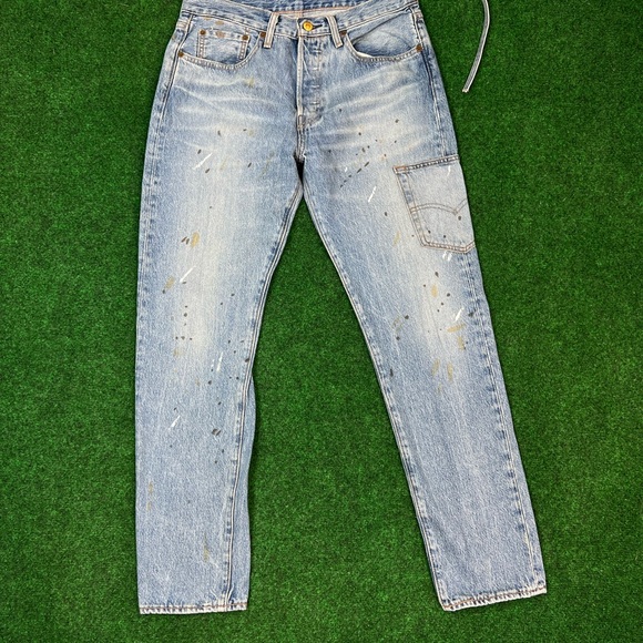 Kith | Jeans | Kith X Levis Mitchells Paint Splatter 5 Denim Medium ...